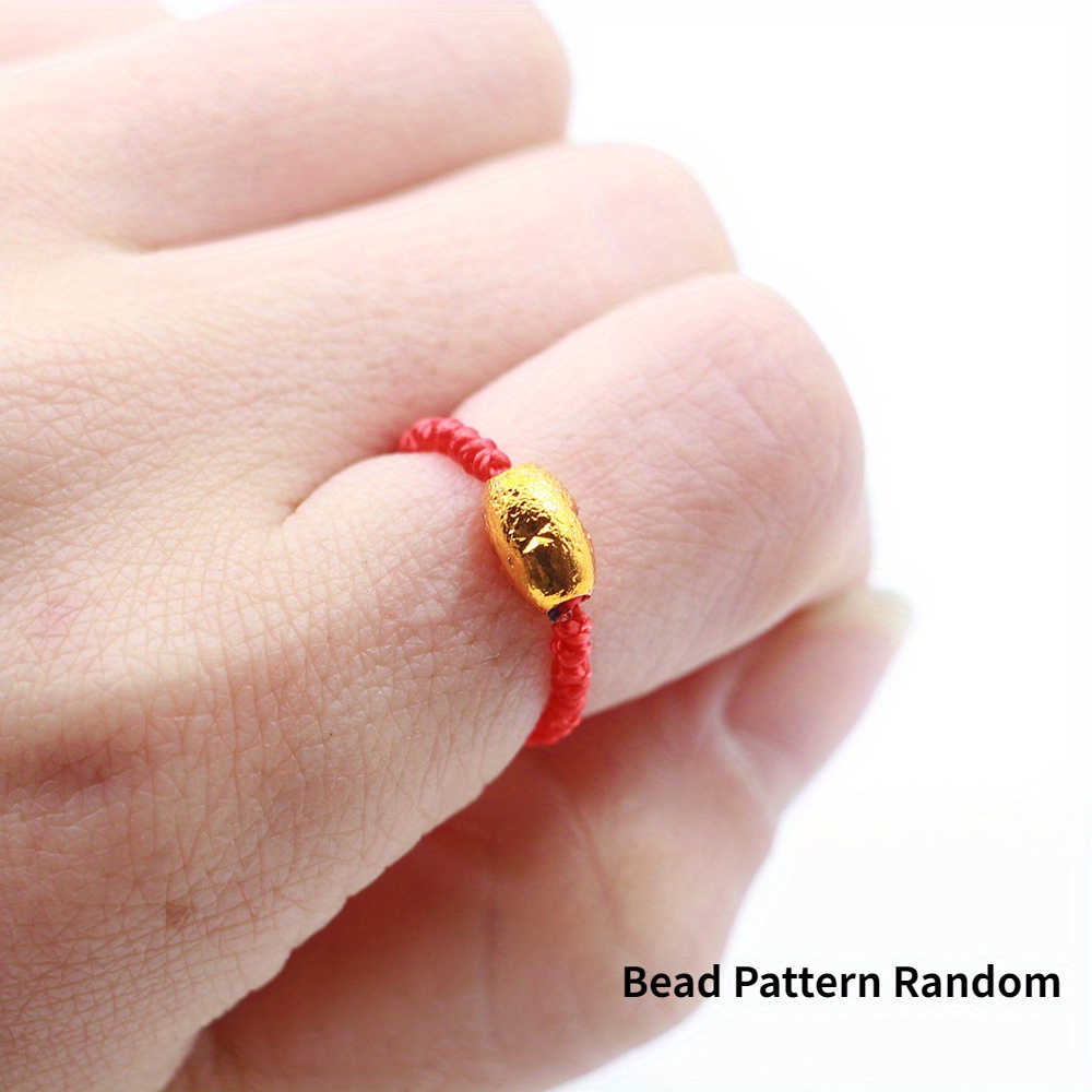 1pc Red String Ring Transfer Bead Red String Ring - Jewelry ...