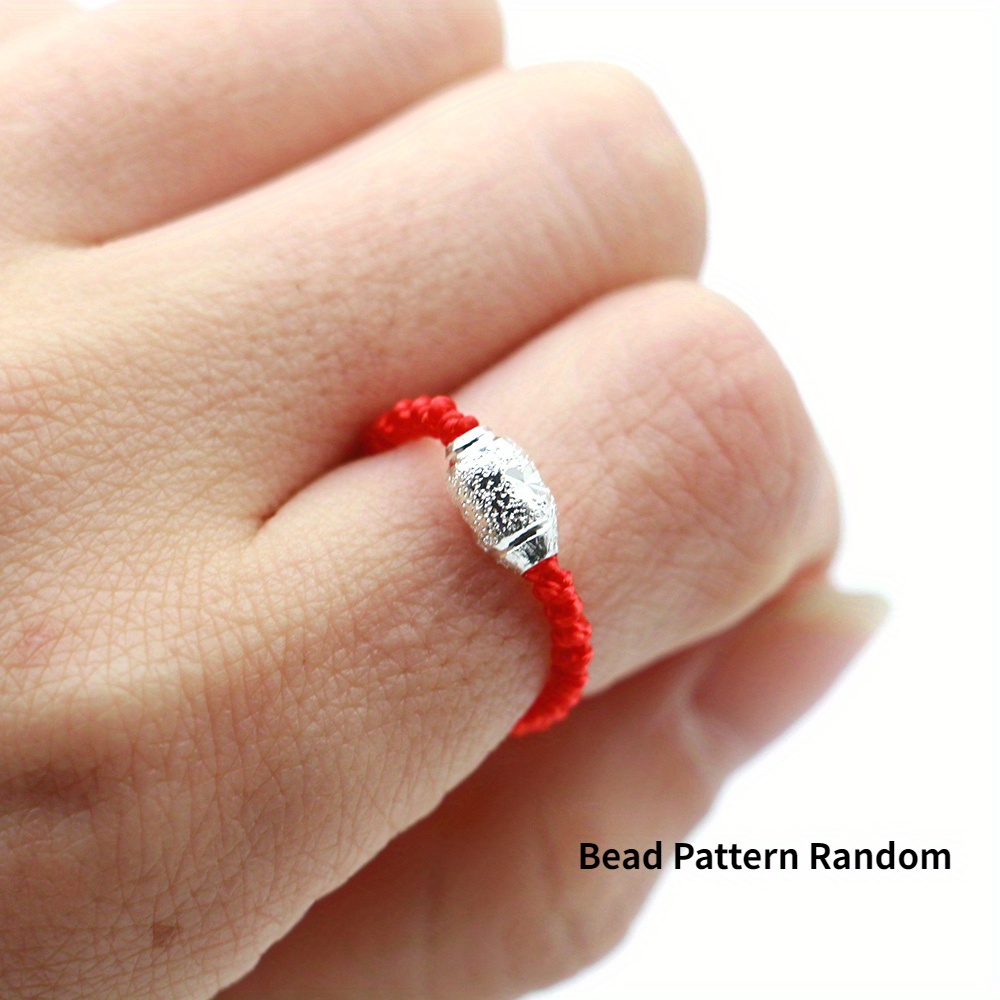1pc Red String Ring Transfer Bead Red String Ring - Jewelry ...