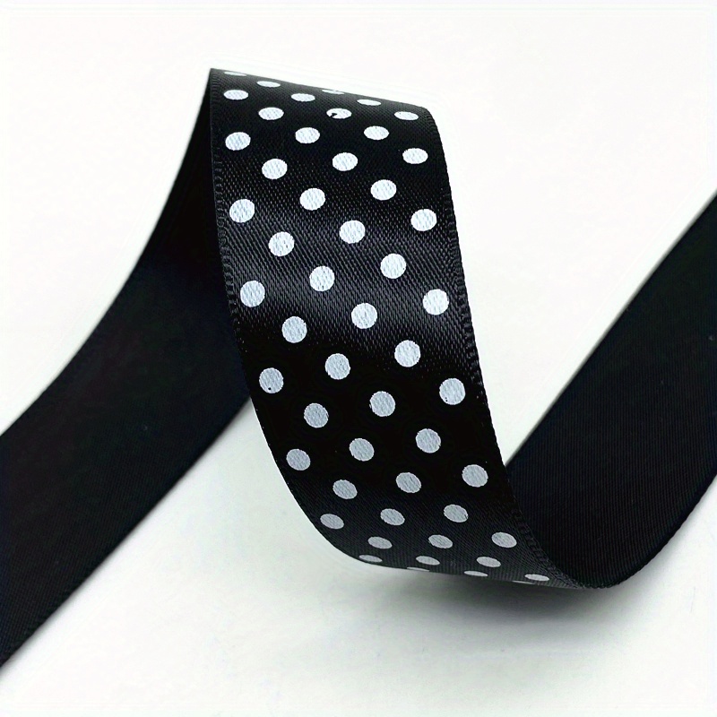5 Yards Printing Dots Polyester Satin Ribbon Wedding Party - Temu Australia