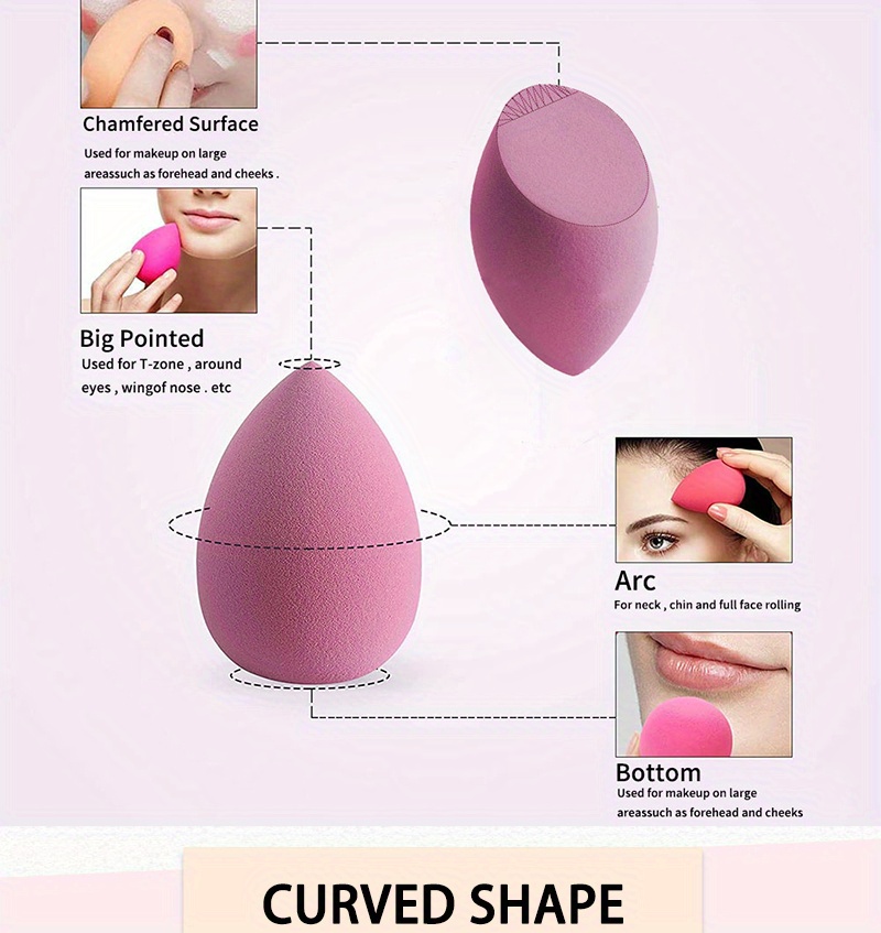 Soft Makeup Sponges Foundation Blending Beauty Sponge Dry - Temu Norway