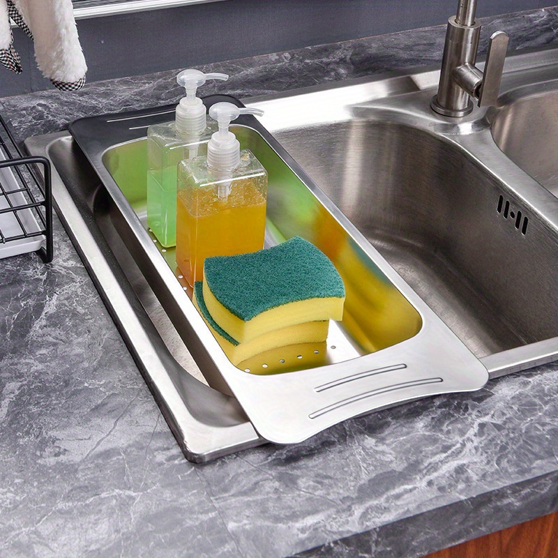 Stainless Steel Drain Basket Rectangular Kitchen Sink Pool - Temu Australia