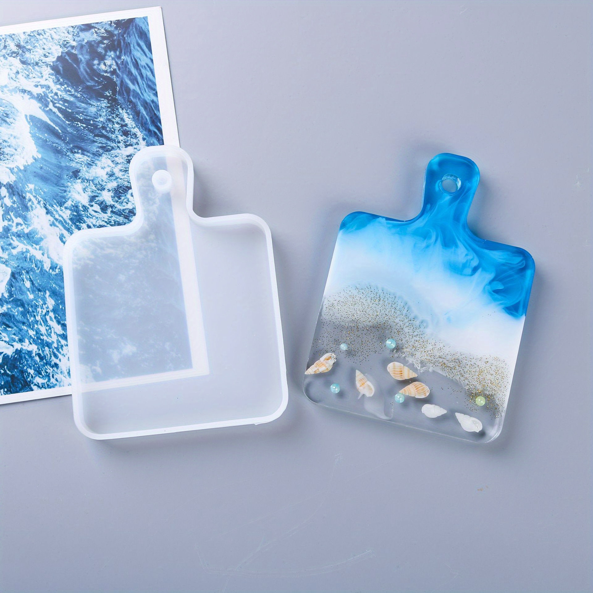 Silicone Resin Tray Molds Coaster Mold Molds - Temu Canada