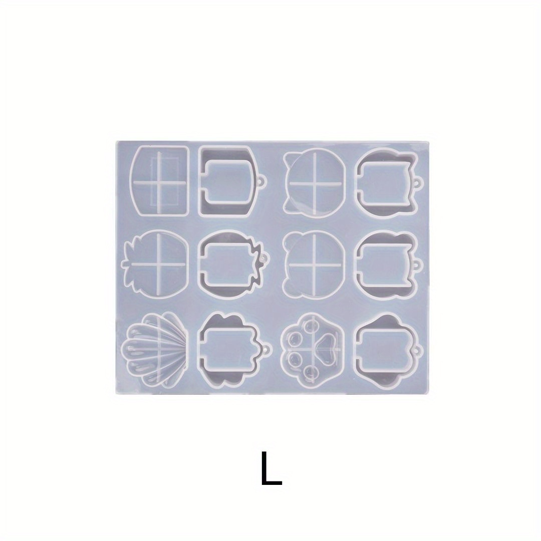 Keychain Key Head Key Cover Resin Cat Claw Silicone Mold Resin Pendant ...