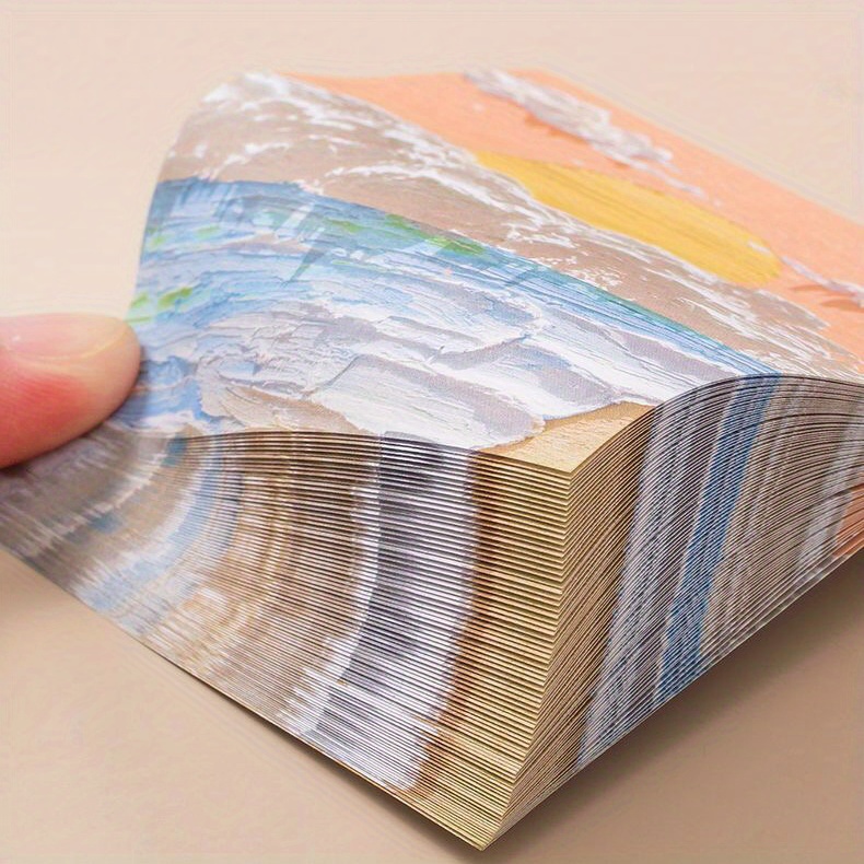 Oil Painting Style Reusable Sticky Notes Colorful Message - Temu Germany