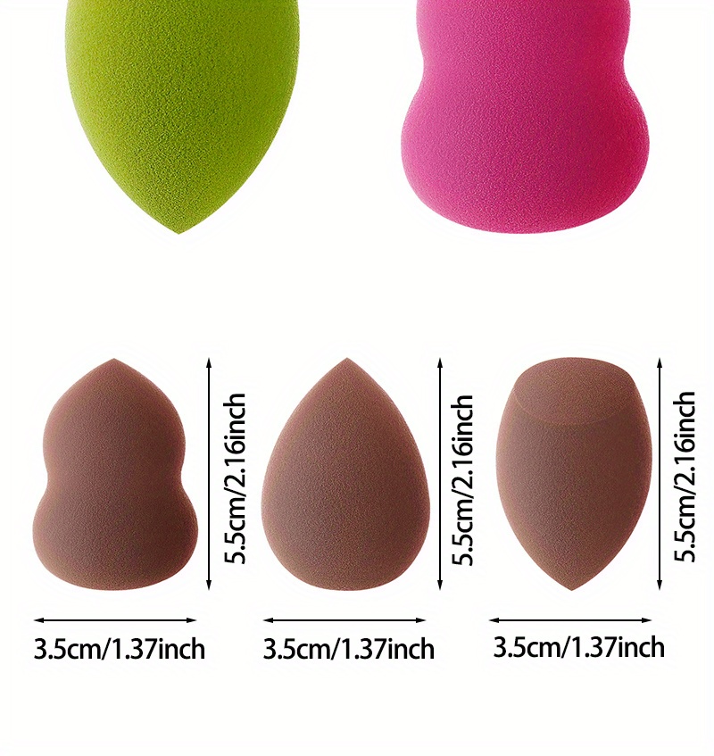 Soft Makeup Sponges Foundation Blending Beauty Sponge Dry - Temu Australia