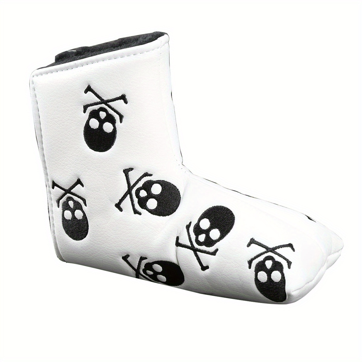 Creative Skull Pu Leather Golf Putter Headcover Durable Golf - Temu