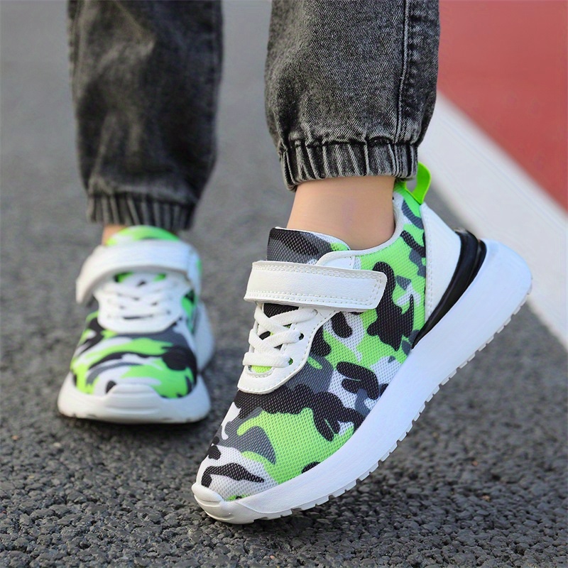 Boys Girls Camouflage Breathable Lightweight Casual Shoes - Temu Australia