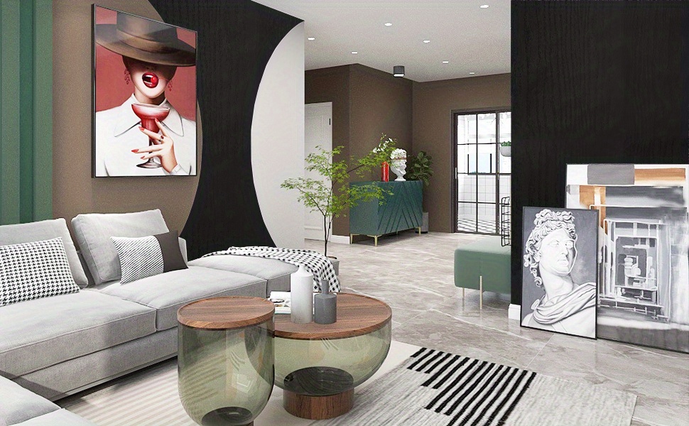 wallpaper black decorative self film contact paper - Temu New Zealand