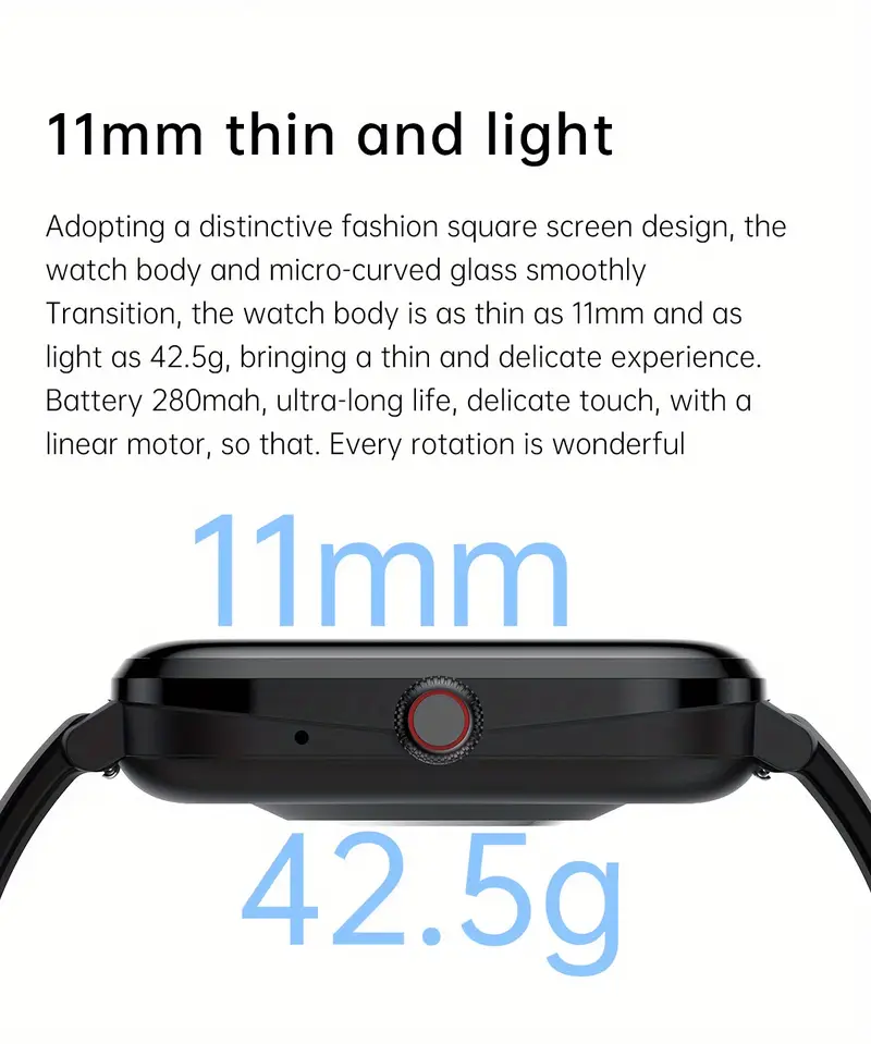 스마트 워치전화 걸기응답 185인치 풀 터치 Bt 통화 Smartwatch 24시간 심박수100개 이상의 스포츠