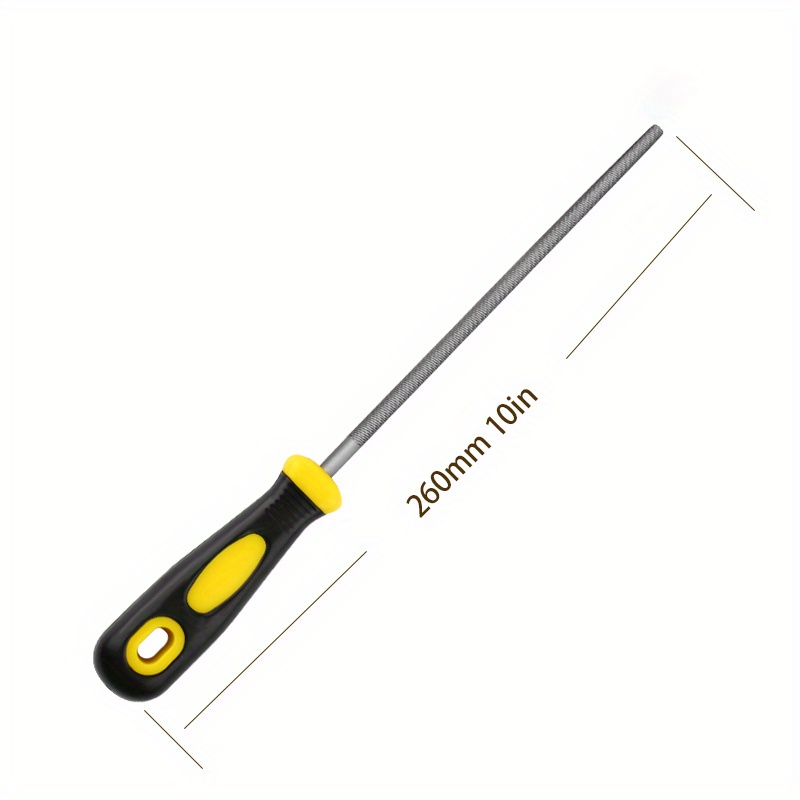 round file set plastic non slip handle woodworking file flat - {region ...