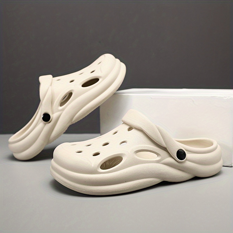 Mens Comfortable Lightweight Hollow Out Clogs Spring And Summer - Men's ...