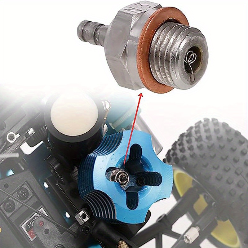 4pcs Hot Glow Plug N3 No 3 Parts For Hsp Hpi Redcat 1 8 1 10 Rc Cars ...