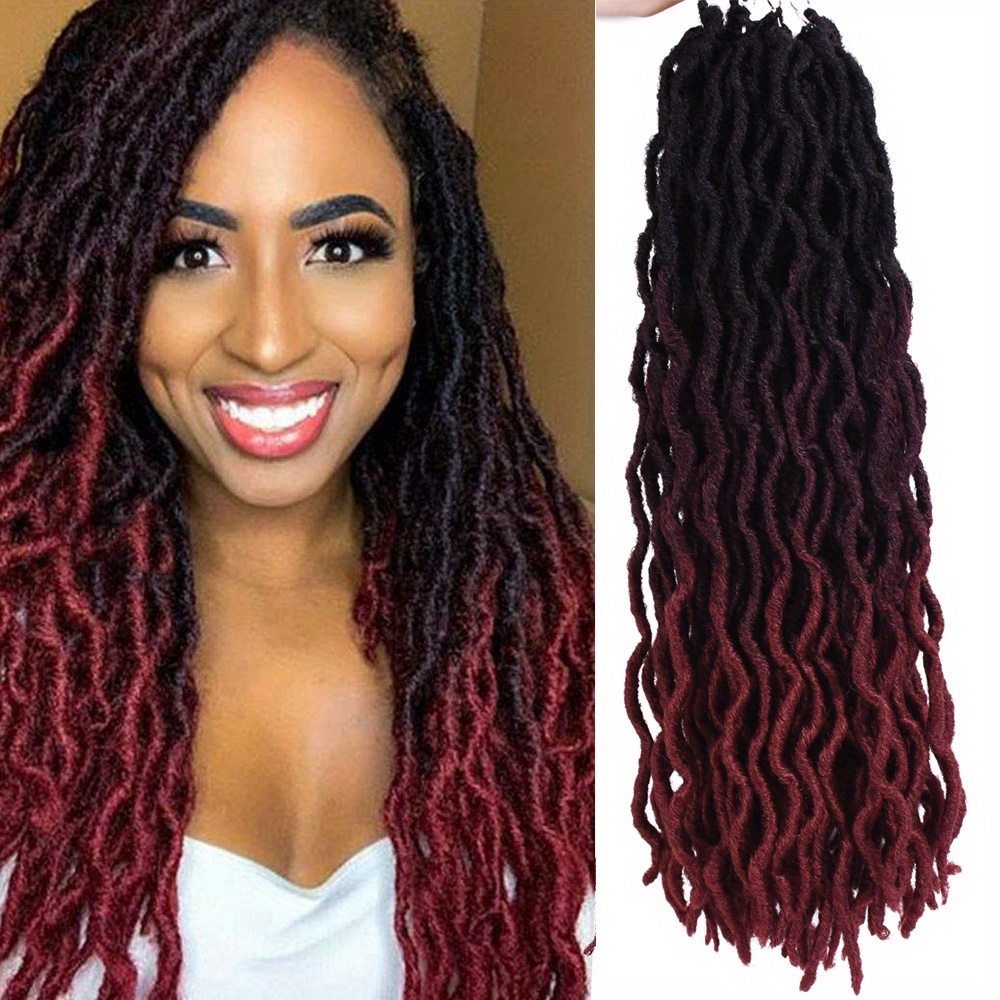 goddess locs crochet hair extensions soft curly - Temu