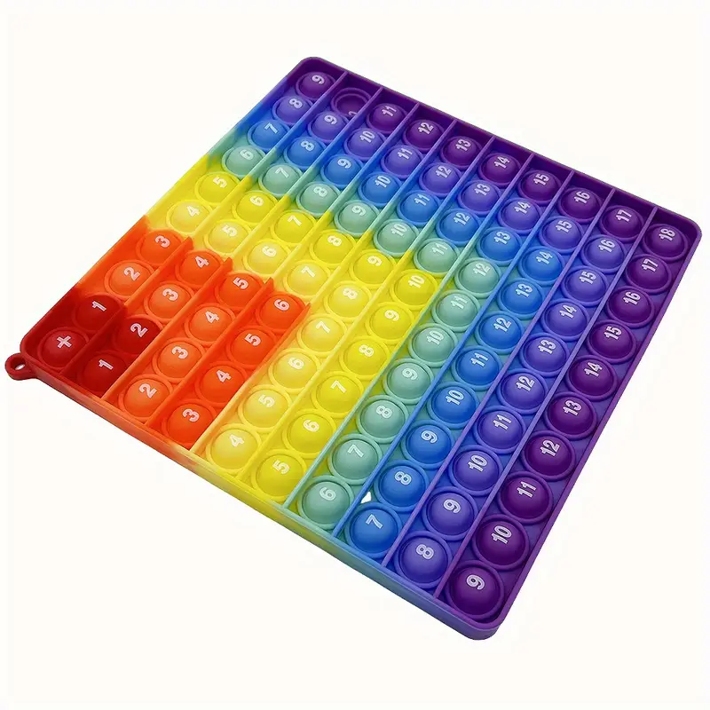 99 Multiplication Addition Math Learning Push Bubble Fidget Temu