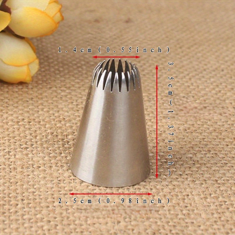 304 Stainless Tooth Cookie Decorating Nozzle - Temu Canada