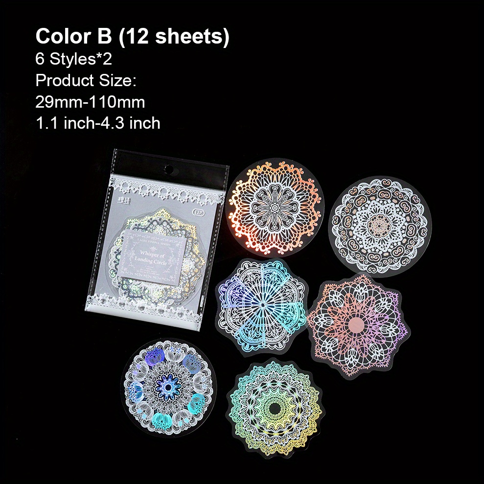 Transparent Lace Stickers Pet Transparent Photo Frame - Temu Norway