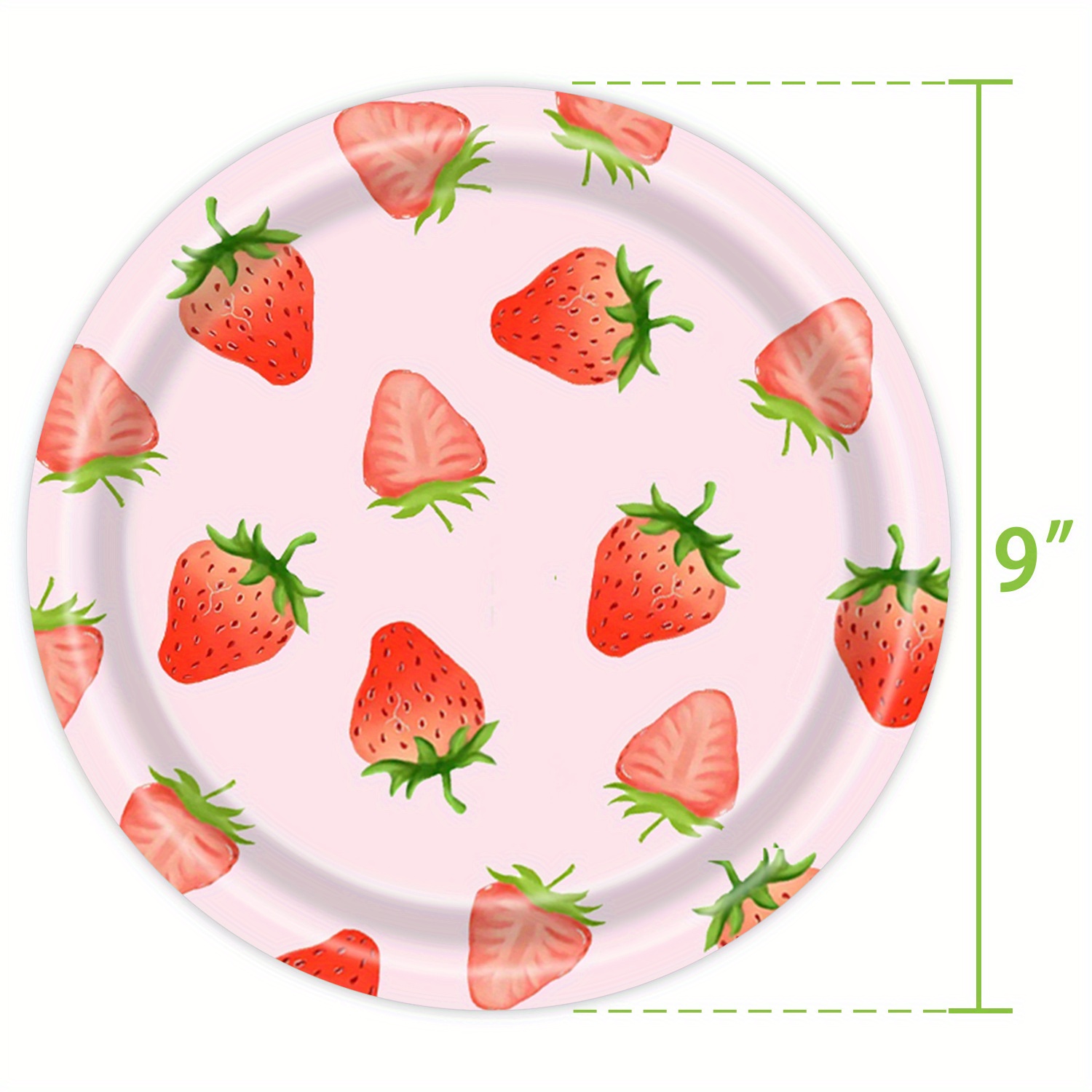 strawberry supplies package disposable plate - Temu Australia