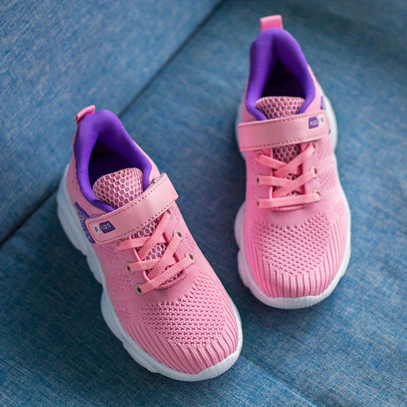 Kids Teenagers Girl's Sneakers, Breathable Lightweight Non-slip Running Shoes, Spring And Summer ...