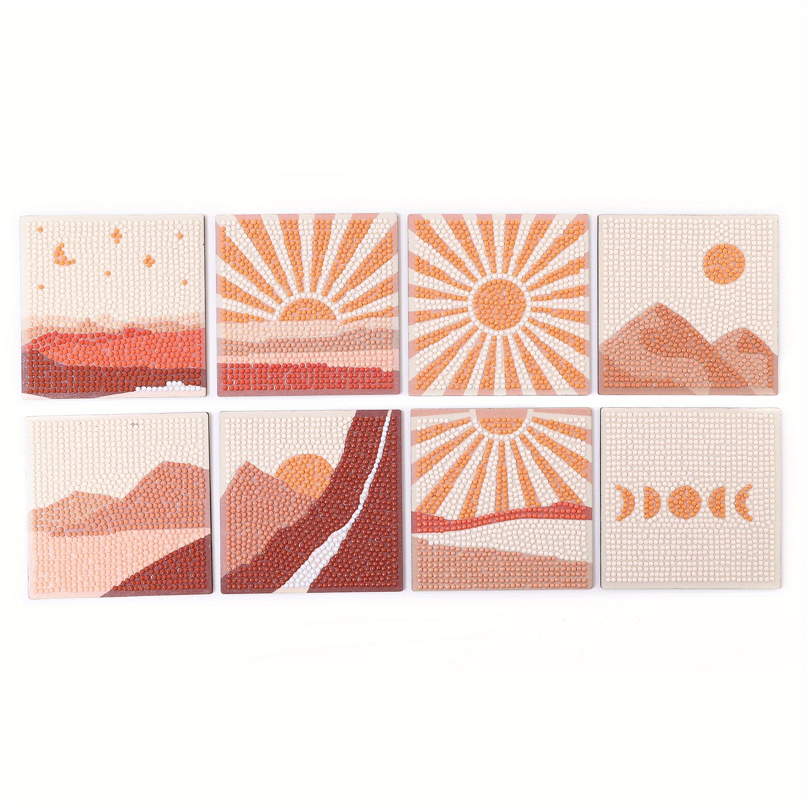 Artificial Diamond Painting Coaster Kit Creative - Temu Norway