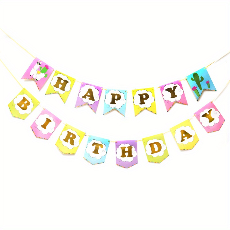 Birthday Party Siamese Flag Banner Wall Decoration - Temu Norway