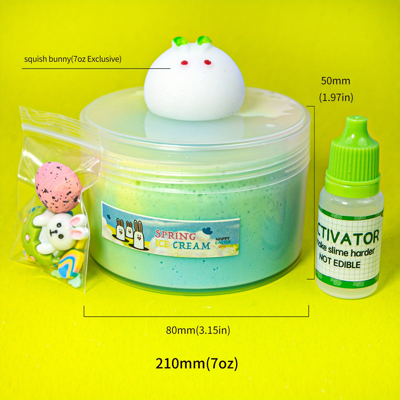 Easter Themed Slime Butter Slime Coconut Scent Handmade And Diy Spring ...