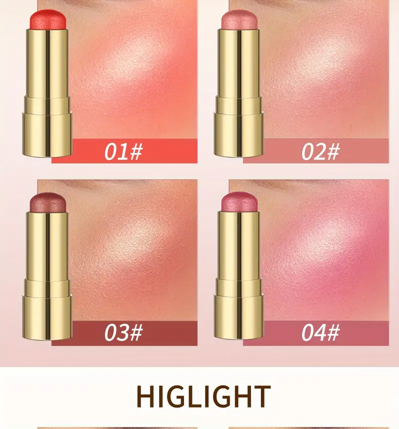 12 Color Highlighter Pen Glitter Contouring Bronzer Face Temu United