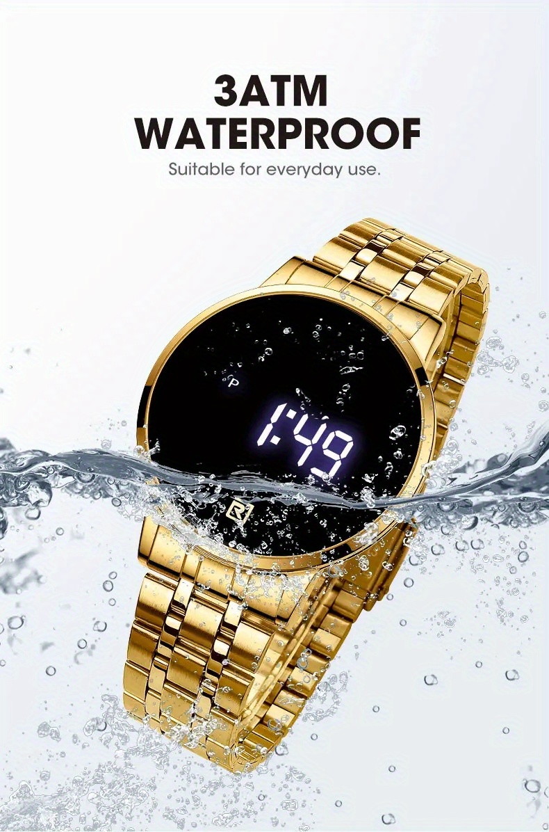 Couple Wristwatch Reward Digital Touch Screen Sport - Temu