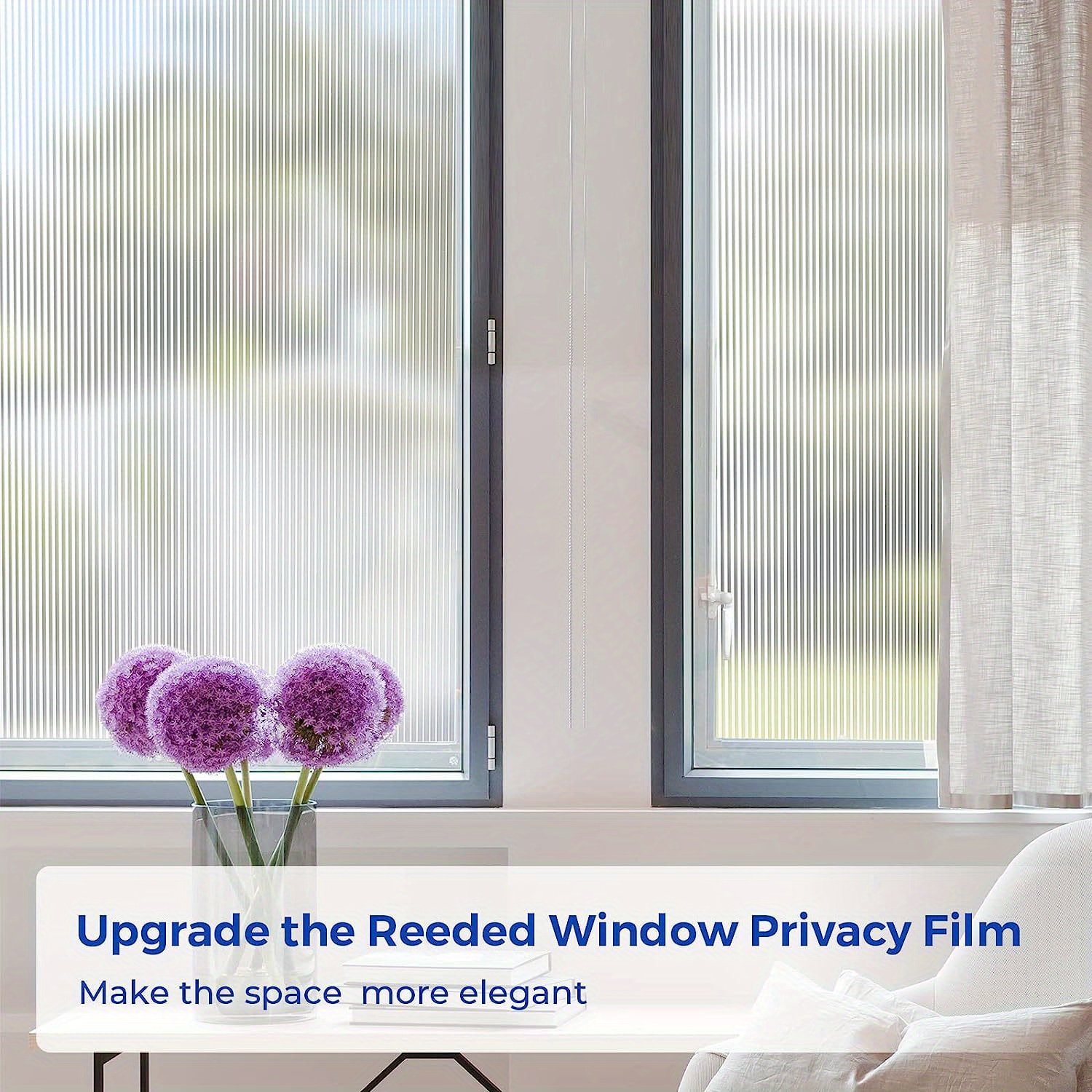 Window Privacy Film Stained Glass Static Cling Non - Temu