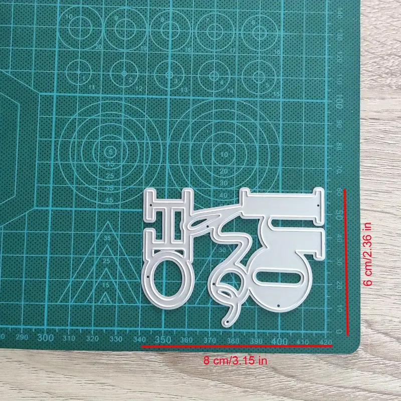 영어 알파벳 프레임 금속 절단 다이 스크랩북 은빛 탄소강 엠보싱 다이 컷 스텐실 Diy 사진 앨범 카드 만들기 엄마 아빠 딸