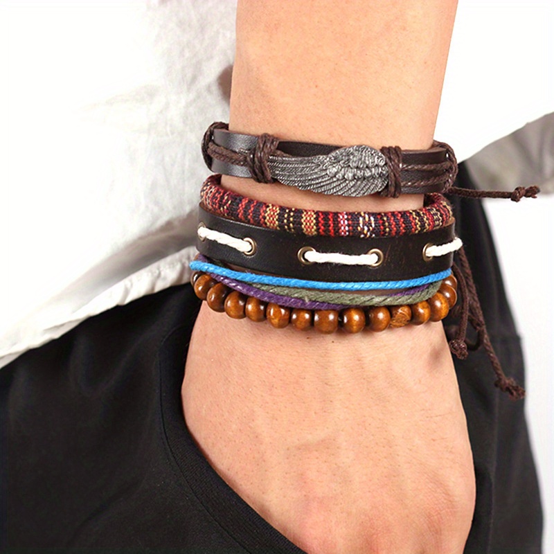 Europe America Cross border Hand Jewelry Hand String Men's - Temu Ireland