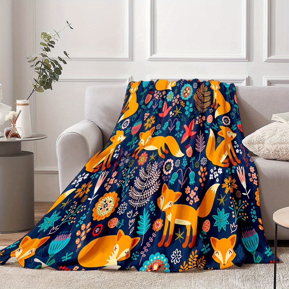 Fox Blanket - Temu