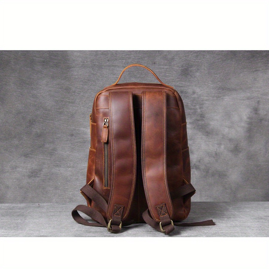 Large Capacity Retro Backpack Laptop Bag Business Bag - Temu Australia