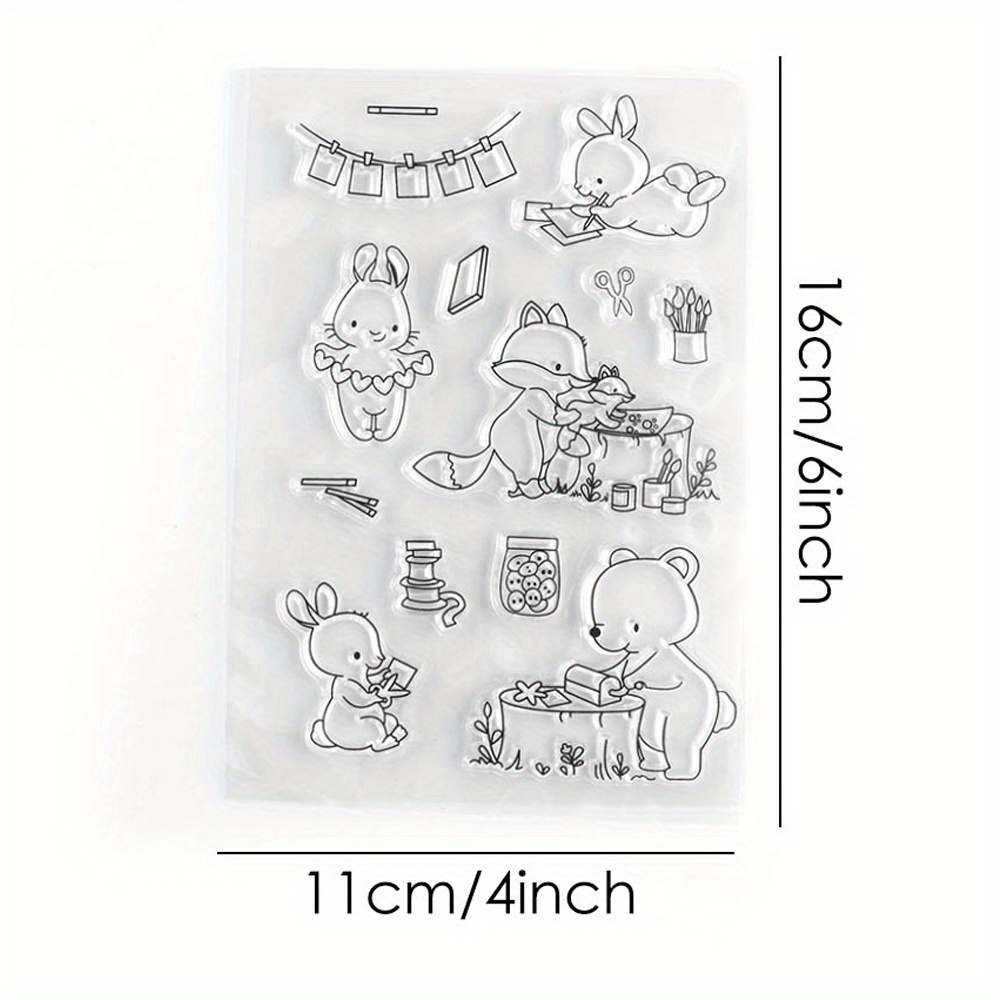 Crafted With Love Stamp And Cutting Dies Set For Diy Scrapbooking ...