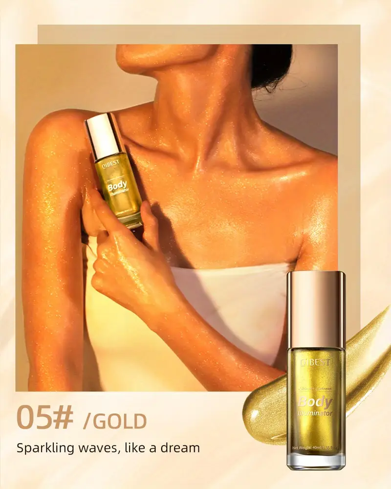 Highlighter Liquid Full Body Brightening Lotion Contouring Temu