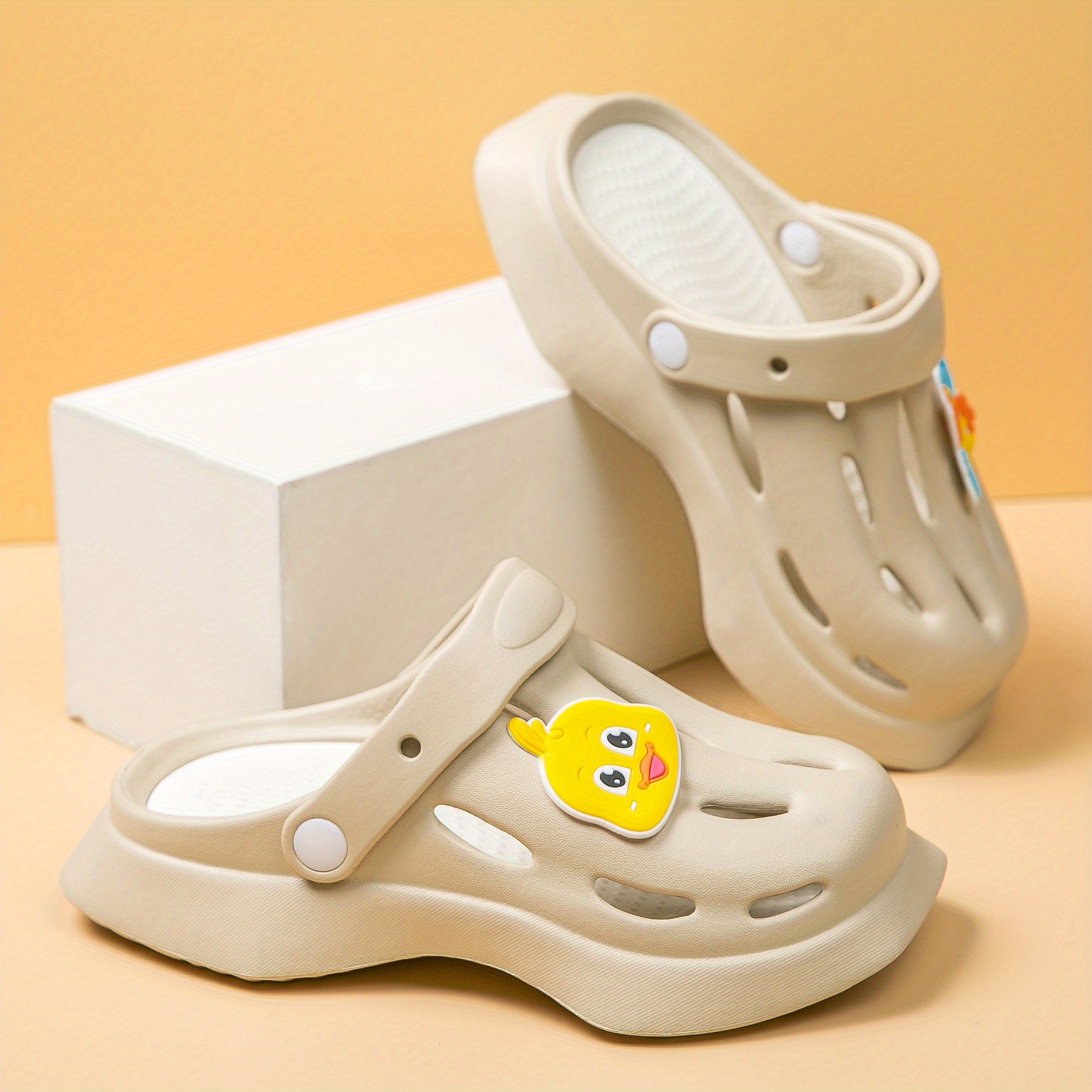 Children Boys Girls Clogs Duck Decor Garden Shoes - Temu Ireland