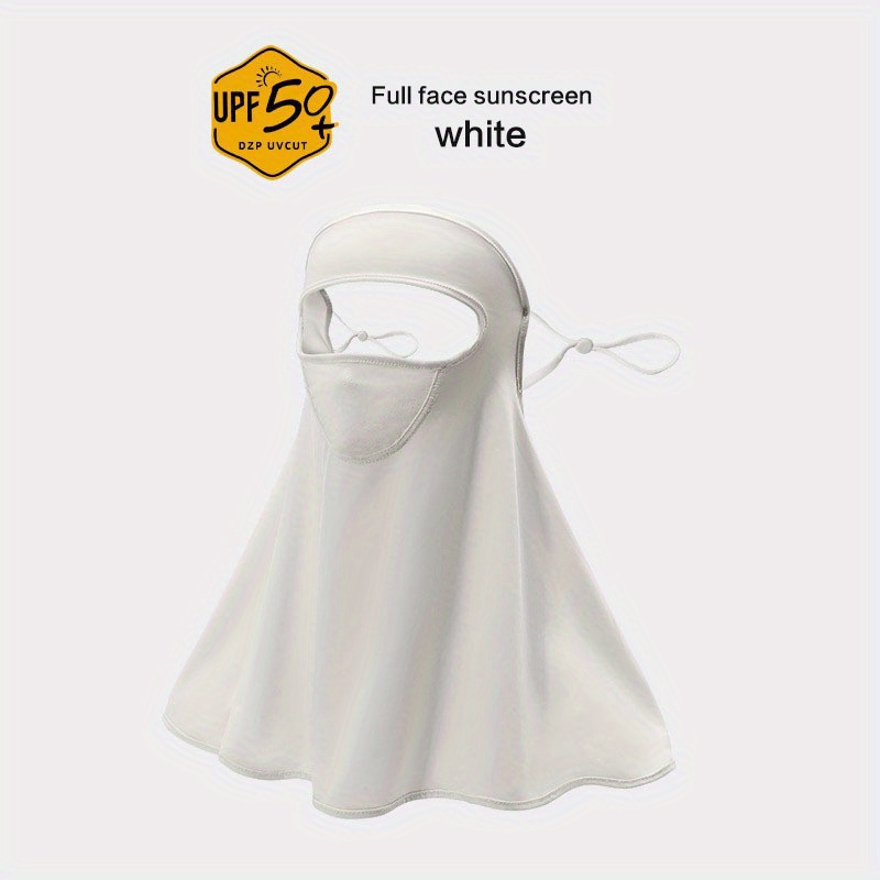 Summer Sunscreen Face Mask For Women Anti uv Cover Full Face - Temu Canada