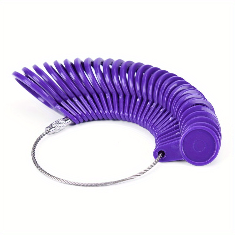 Measure Finger Sizer Ring Gauge Uk Sizes A z Us Sizes 0 13 - Temu ...
