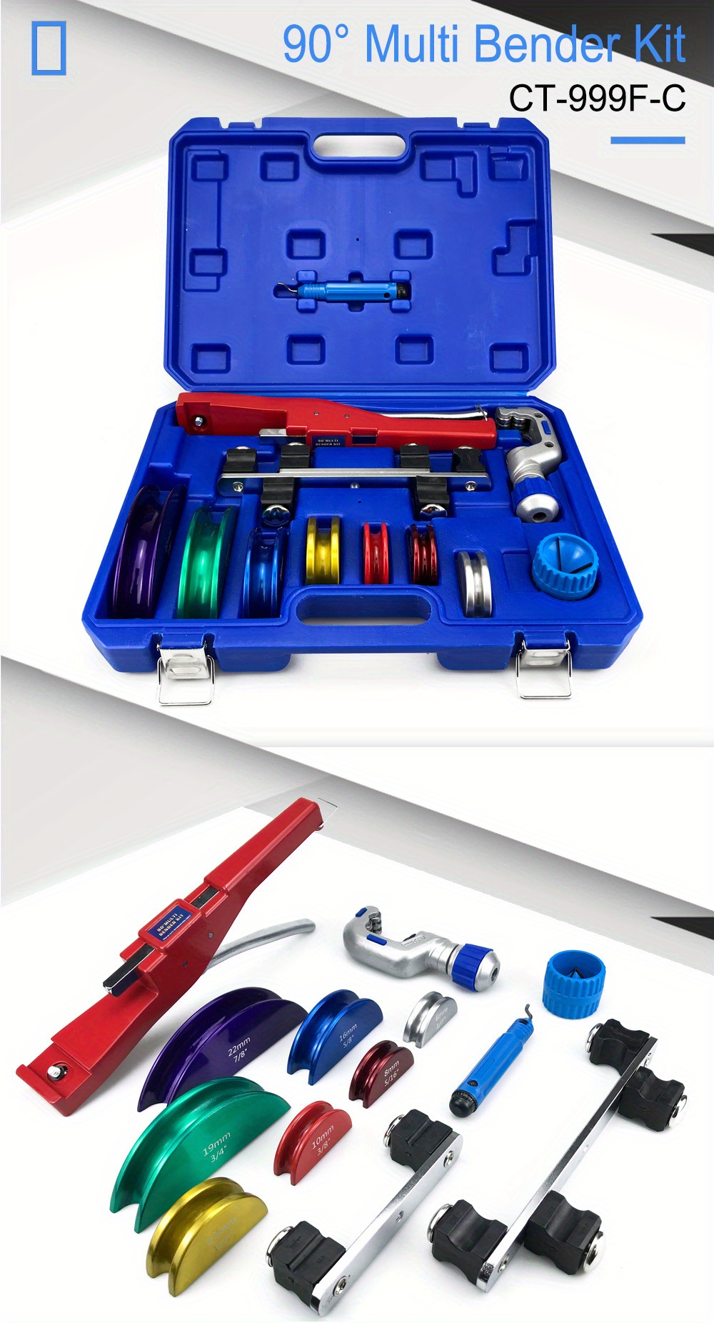 Combined Pipe Bender Ct 999f c (new Plastic Box) Manual - Temu