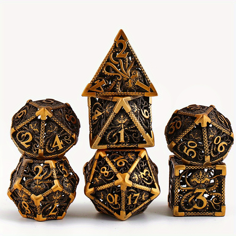 Metal Hollow Snake Dice Cthulhu Series Heavy Handmade Good - Temu ...