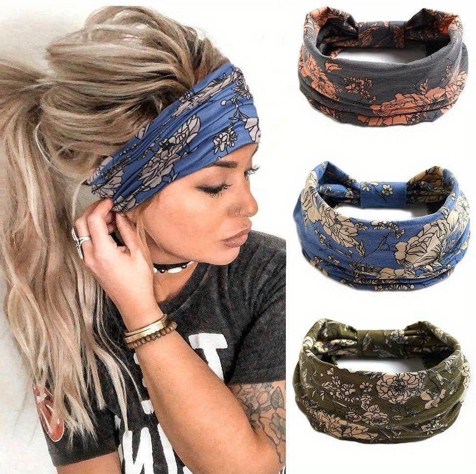 Boho Headbands Women Teen Girls Vintage Knot - Temu United