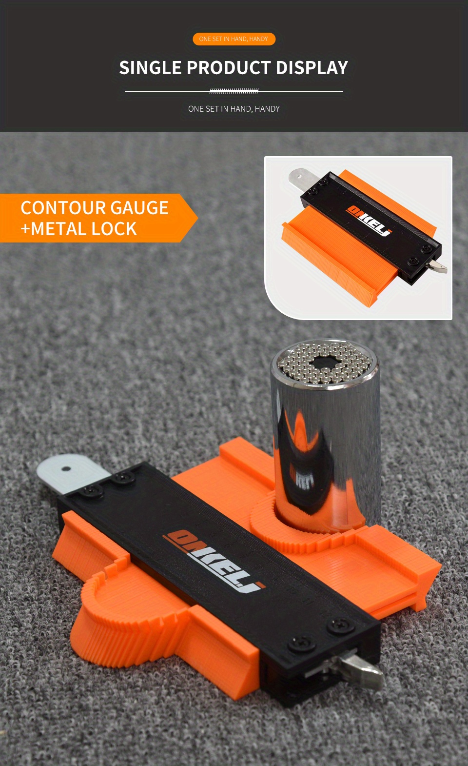 Lock Contour Gauge Profile Tool Edge Shaping Wood - Temu United