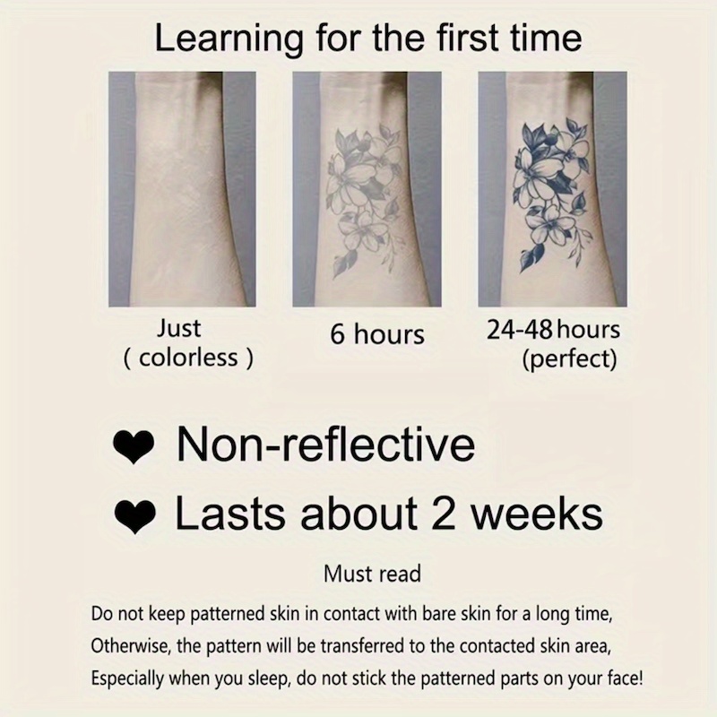 Tiger Tattoo Set Tattoo Stickers Waterproof Lasting 2 5 Days - Temu Poland