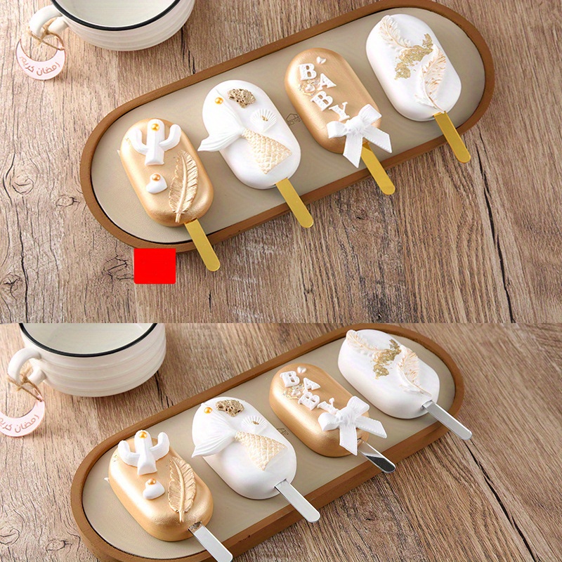 Reusable Acrylic Ice Cream Sticks Diy Crafts Summer Fun - Temu United ...