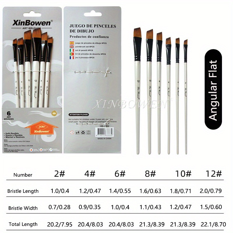 Art Paint Brush Set Artist Painting Brushes Acrylic Oil - Temu