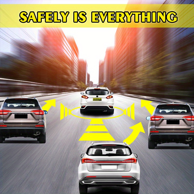 Student Driver Magnet Safety Sticker Sign Vehicle Bumper - Temu Philippines