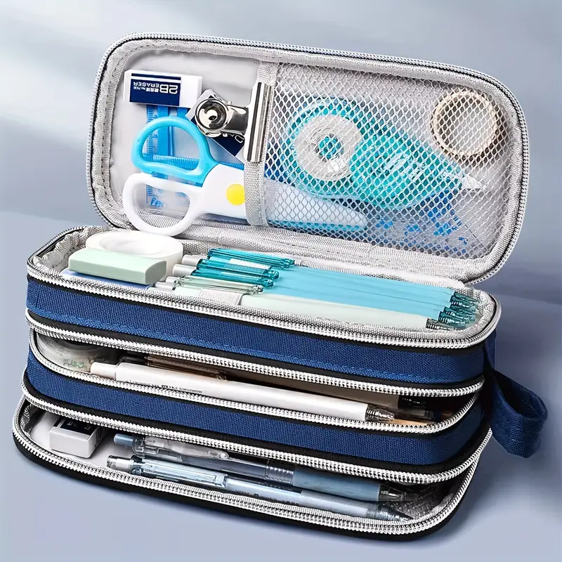 Large Pencil Pouch Stationery Bag Pencil Case Large Capacity - Temu Large Pencil Pouch Stationery Bag Pencil Case Large Capacity - Temu