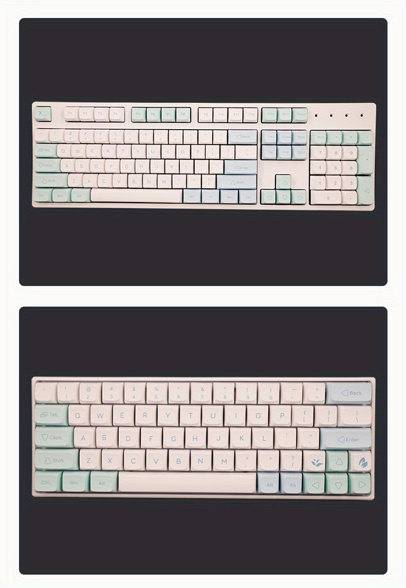 137keys Keycaps Pbt Xda Profile Dye Sublimation Layout - Temu Norway