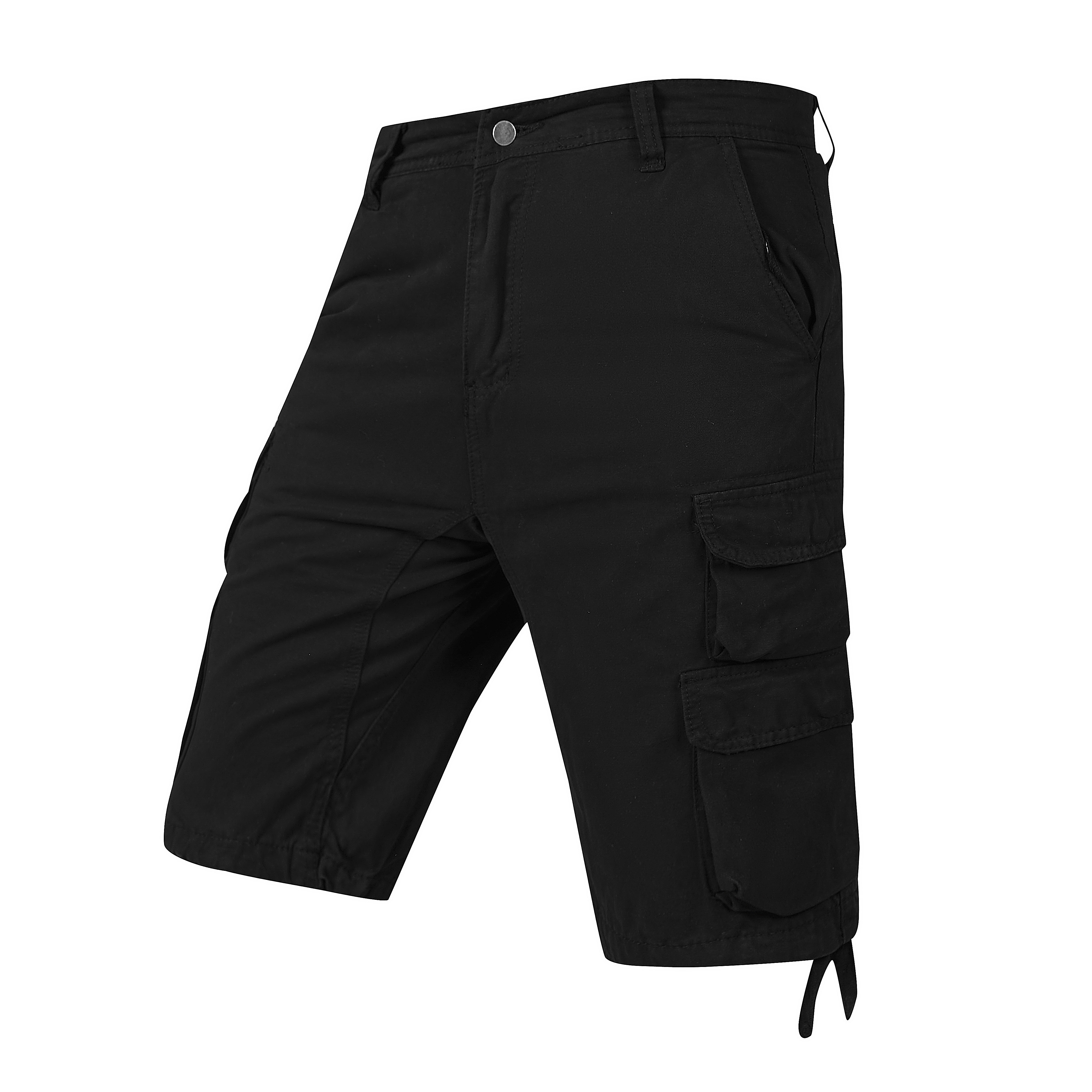 Men's Drawstring Cargo Pants Shorts Lightweight Flap Pocket - Temu ...