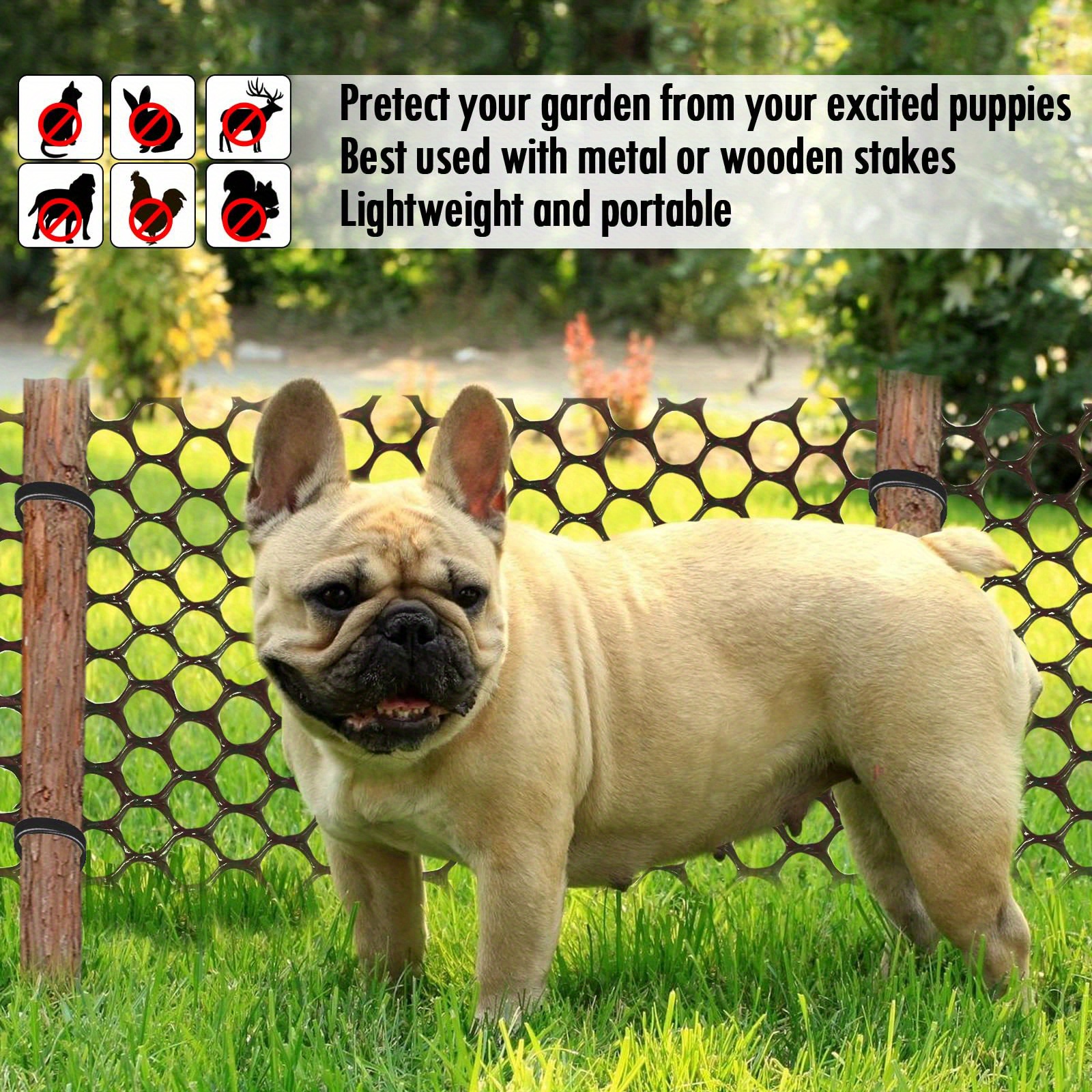 black plastic chicken wire mesh fence: lightweight - Temu Australia