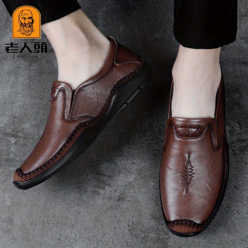 Laorentou Mens Comfortable Slip On Shoes Breathable Non Slip Casual